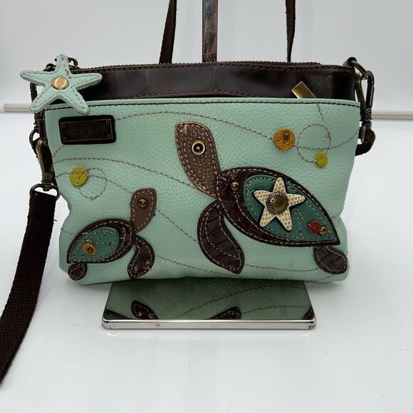 Chala | Bags | Chala Sea Turtle Faux Leather Mini Crossbody Bag | Poshmark